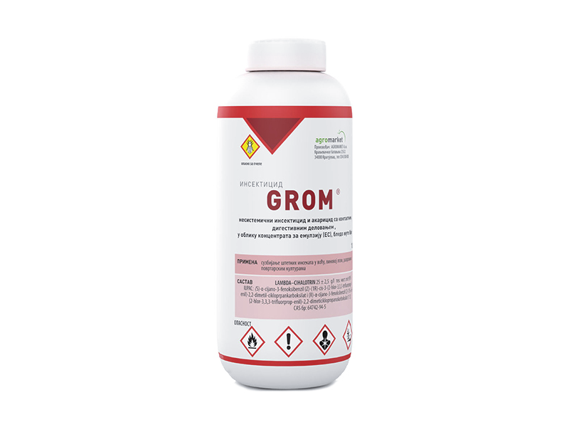 Grom Insekticid - 50ml / 250 ml / 1L - Odlična Cena - AgroTopVSG